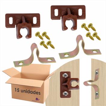 Kit 15 Fecho Clip Sem Rolete Porta Armário Com Parafusos - EMPÓRIO ...
