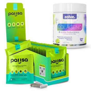 Kit 1un Cada Pausa + Zolve Skin Colágeno Verisol Limão - Zolve Labs - Kit de Suplementos ...