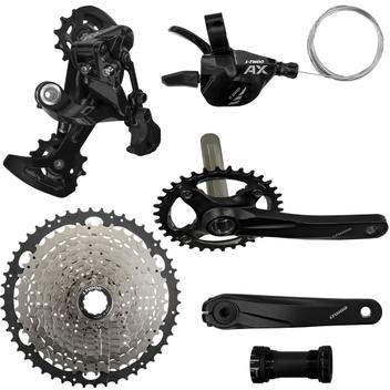 Kit 1X11 LTwoo AX 11 Cassete 11-50 Pedivela, Câmbio traseiro e Trocador ...