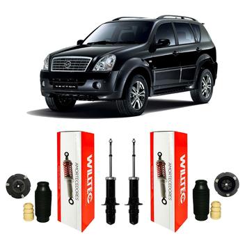 Kit 2 Amortecedor + Kit Batente Dianteiro Rexton 2008-2010 - Willtec ...