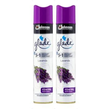 Kit 2 Aromatizante Glade Professional Lavanda 432ml 366g - ScJohnson ...