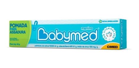 Kit 2 Babymed Menino Pomada Com Cheirinho Suave De Bebê 45G - Cimed ...
