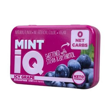 Kit 2 Bala Mint Iq Icy Grape Mints Vegana Big Sky Lata 40G - Balas ...