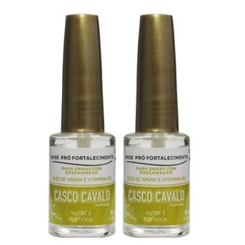 Kit 2 Base Pró Fortalecimento Casco Cavalo 8Ml - Trop Care - Base de ...