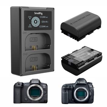 Kit 2 Baterias Lp-e6nh Com Carregador Usb Smallrig Para Câmeras Canon ...