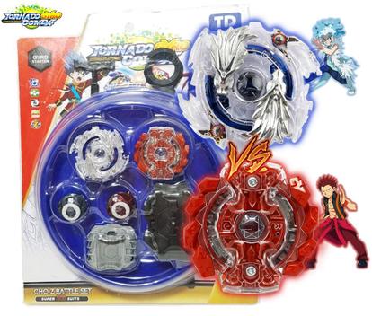 Kit 2 Beyblade Burst Luinor Vs Gaianon + 4 Lançadores Ganhe Arena ...
