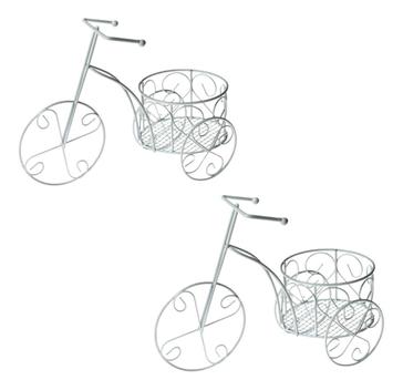 kit 2 Bicicleta Aramada Com Cestinha Decorativa Enfeite - timsui ...