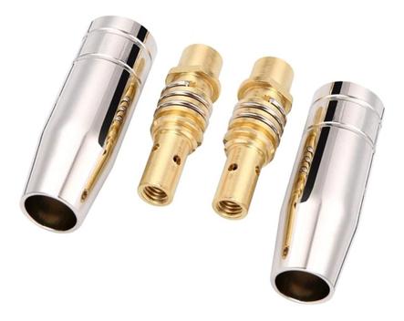 Kit 2 Bocal Cônico Para Tocha Mig Mb 15AK - 12mm + 2 Porta Bico De ...