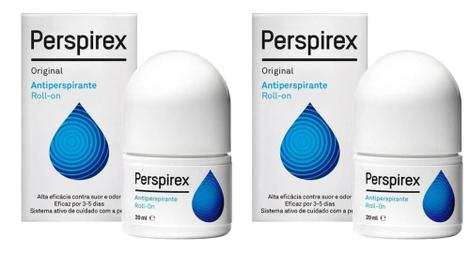 Kit 2 caixas Perspirex Original Antiperspirante Roll-On 20ML - Megalabs ...