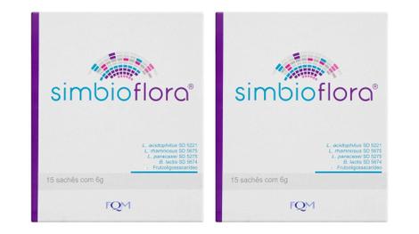 Kit 2 Caixas Simbioflora Suplemento Com 15 Sachês De 6g Cada - FQM ...