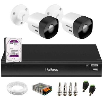 Kit 2 Câmeras Intelbras VHD 3530 B 5MP HDCVI Bullet Visão Noturna 30m ...