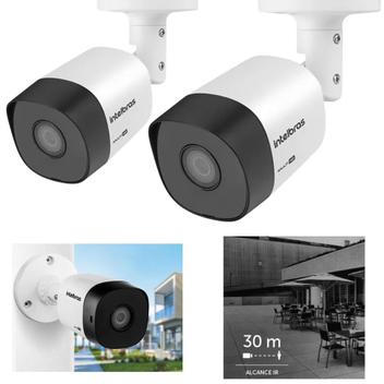 Kit 2 Câmeras Multi Hd 3.6Mm 30M Vhd 3130 B - Intelbras - Gravador de ...
