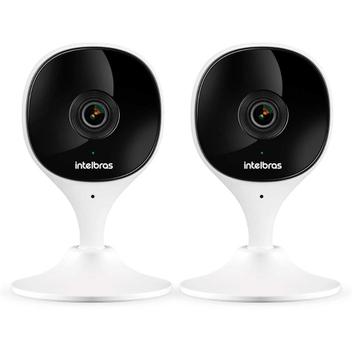 Kit 2 Câmeras Wi-Fi com Aúdio e Inteligência Artificial iMx C Intelbras ...