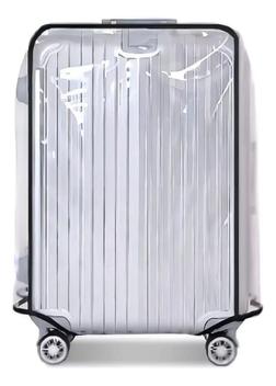 Kit 2 Capa De Plástico Para Mala Viagem Média Transparente - Majestade ...