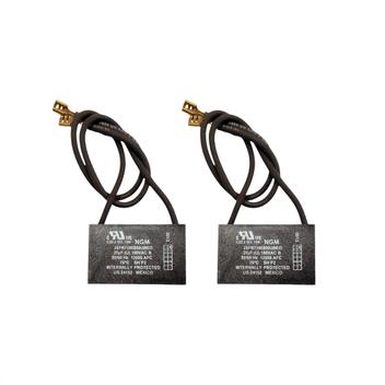 Kit 2 Capacitor Permanente Retangular 20uF 180VAC - NGM - Capacitor ...