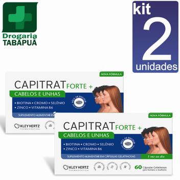 kit 2 Capitrat 60 Cápsulas Gel Original Antiqueda Fortalecedor - Hertz ...