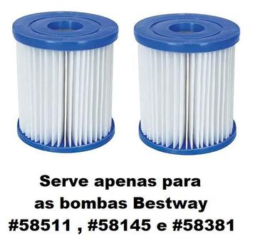 Kit 2 Cartuchos para Bomba Filtrante Bestway 1249 LH Modelo I Codigo ...