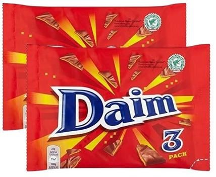 kit 2 CHOCOLATE DAIM EMBALAGEM COM 3 UND 28GR TOTAL 84g - Barra de Cereal - Magazine Luiza
