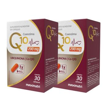 Kit 2 Coenzima Q10 Gold 200mg 30 caps Maxinutri - Coenzima Q10 - Magazine Luiza