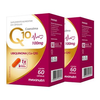 Kit 2 Coenzima Q10 Gold Ubiquinona 100mg 60 Cáps Maxinutri - Coenzima Q10 - Magazine Luiza