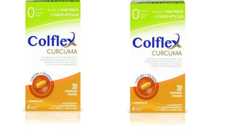 KIT 2 colflex curcuma colágeno tipo ii - 2 meses de tratamento - HYPERA ...