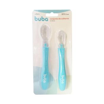 Kit 2 Colheres Em Silicone - Buba - Colher para Bebê / Infantil ...