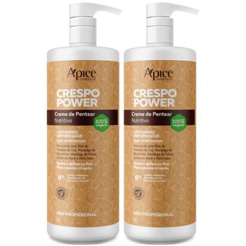 Kit 2 Creme De Pentear Nutritivo Apse Apice Crespo Power Vegano ...