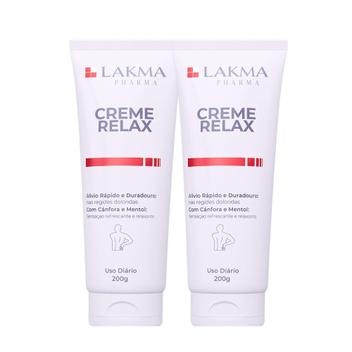 Kit 2 Creme Relax Para Alívio de Dores Muscular Costas Cânfora e Mentol ...