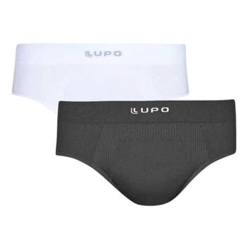 Kit 2 Cueca Masculina Slip Lupo Modal Sem Costura 681 Premium - Cueca ...