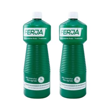 Kit 2 Desincrustante Ácido Para Pedras Limpeza Pesada - 1l - Ferjá ...