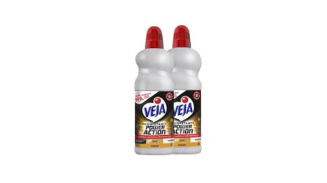 Kit 2 Desinfetante Veja Power Action Pinho Máxima Limpeza 1L ...