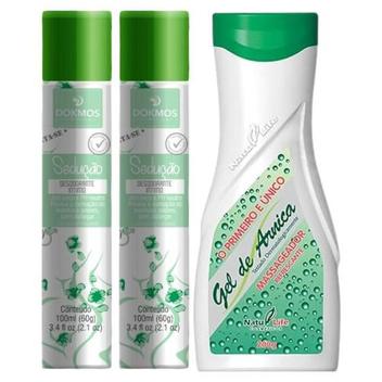 Kit 2 Desodorante Sedução Sinta-se (verde) + 1 Gel de Arnica Natu Life ...