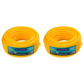 Kit 2 Eletroduto Conduite 3/4 Polegada Rolo 50 Metros - Tramontina ...