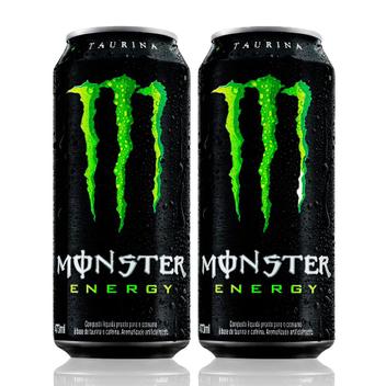 Kit 2 Energético Monster Energy com 473ml - Bebida Energética ...