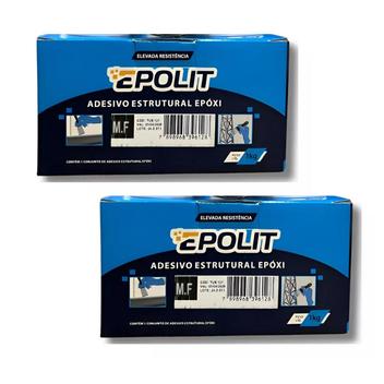 Kit 2 Epolit Adesivo Estrutural MF - 1kg - Adesivo Epóxi - Magazine Luiza