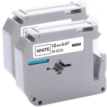 Kit 2 Fitas Compatível Etiquetador Brother Pt-70 Pt-80 Pt-90 ...