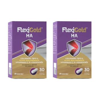 Kit 2 Flexigold Ha - 30 Cápsulas Sabor Sem Sabor - Herbamed - Colágeno ...