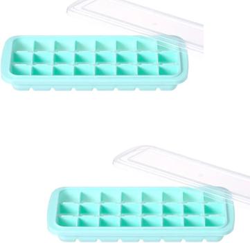 kit 2 forma gelo cor variaçao silicone c tampa congela molde - cascavel ...