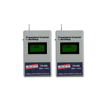 Kit 2 Frequencimetro Digital Bolso Faixa 50Mhz A 2.4Ghz P Rf Antena ...