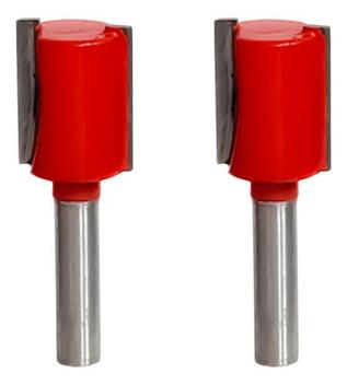 Kit 2 Fresa Reta Paralela 16mm Haste 6mm Metal Duro Tupia - Hobby & Job ...