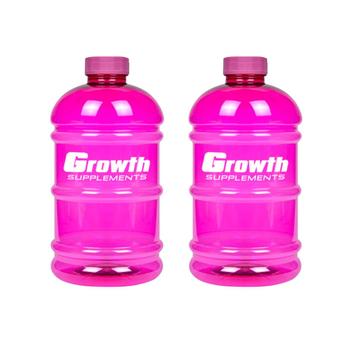 Kit 2 Galão Água Academia Garrafa 2 Litros Rosa Growth Supplements ...