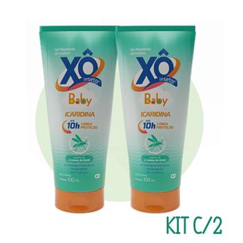 Kit 2 Gel Repelente Inseto Bebê 10h Proteção Xô Inseto 100ml - Xô ...