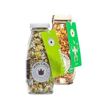Kit 2 Granolas Crisp Garrafa Miss Croc: Pesto, Alecrim - Granola ...