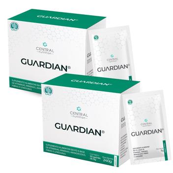Kit 2 Guardian Aminoácidos Probióticos 30 Sachês Central Nutrition ...