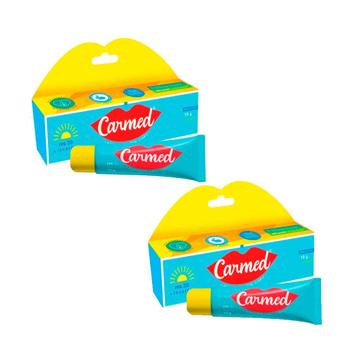 Kit 2 Hidratante Labial Carmed FPS 30 Incolor 10g - Protetor Labial ...