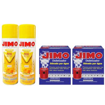 Kit 2 Jimo Anti acaro e 2 Jimo Ativado por água - Inseticidas ...