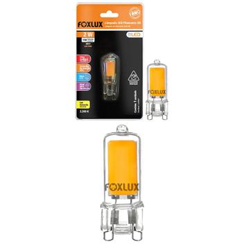 Kit 2 Lampada Filamento G9 Halopin 2W 220V Foxlux - Lâmpada de ...