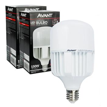 Kit 2 Lampada led bulbo 150w E40 Bivolt Branco Frio 6500k Alta Potencia ...