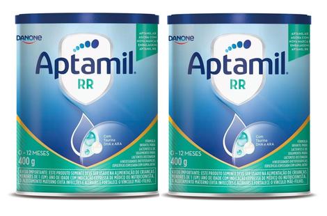 Kit 2 Latas Aptamil RR 800g AntiRefluxo - Danone - Leite em Pó - Magazine Luiza
