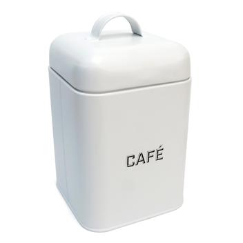 Kit 2 Latas de Café 500g Quadradas Retrô - Branco - NH - Mai Home - Chá e Café - Magazine Luiza